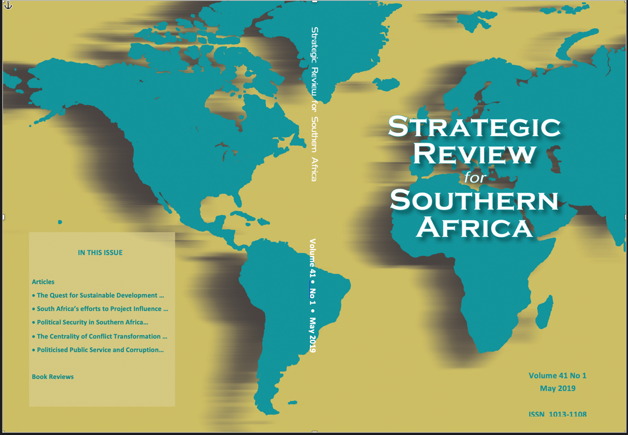 Vol 41 No 1 2019 Strategic Review For Southern Africa The Vol 41 No 1 2019 Strategic Review For Southern Africa The